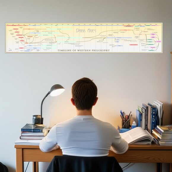 Parthenon Graphics | Art | Timeline Of Western Philosophy Poster | Poshmark